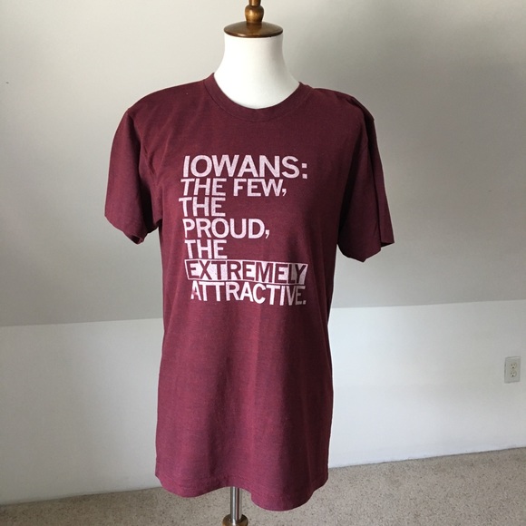 Raygun | Tops | American Apparel Funny Iowa Graphic Tee | Poshmark